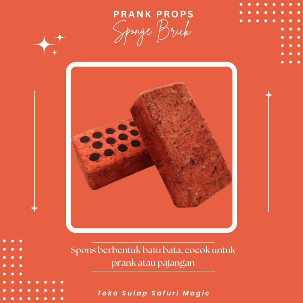 Jual Alat Prank Sponge Brick - Spons Batu Bata - Squishy Bata - Alat Jahil - Toko Sulap | Shopee ...