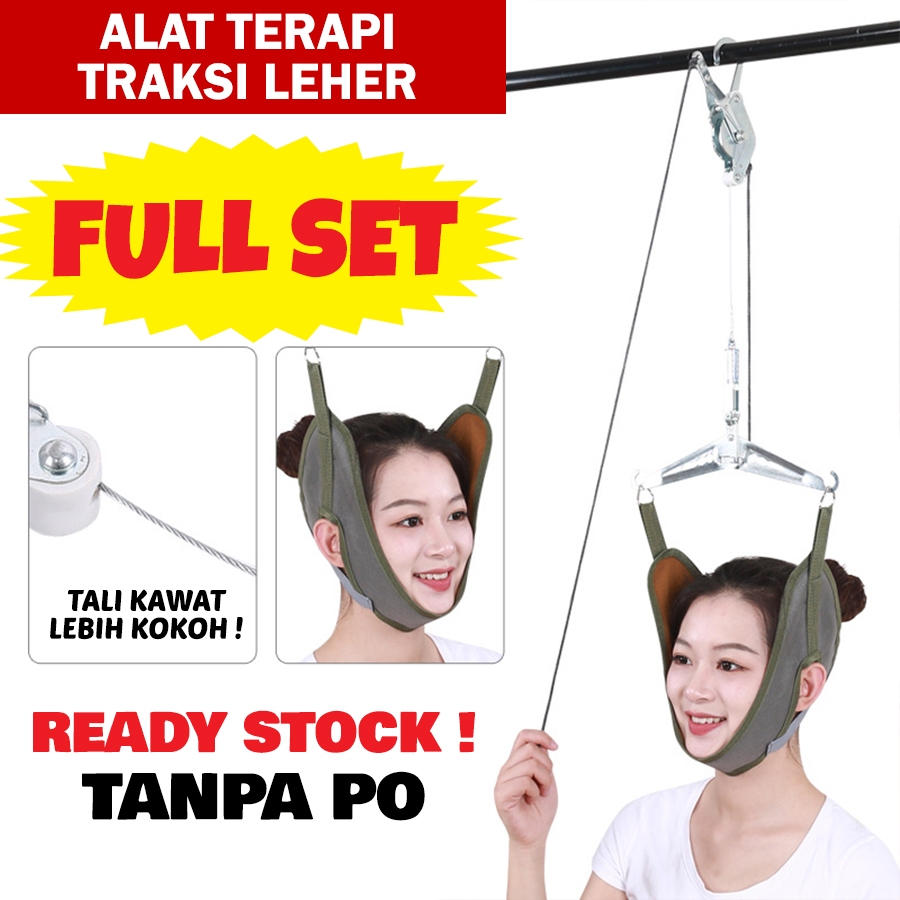 Jual Alat Terapi Traksi Leher Tarik Relaksasi Chiro Kretek (Full Set ...