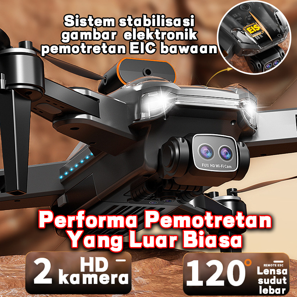 Jual 【Original】Smart Drone P11S MAX Dual 8K HD Camera Shoot Original ...