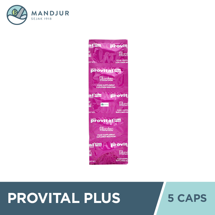 Jual Provital Plus 5 Kapsul - Multivitamin Jaga Daya Tahan Tubuh ...