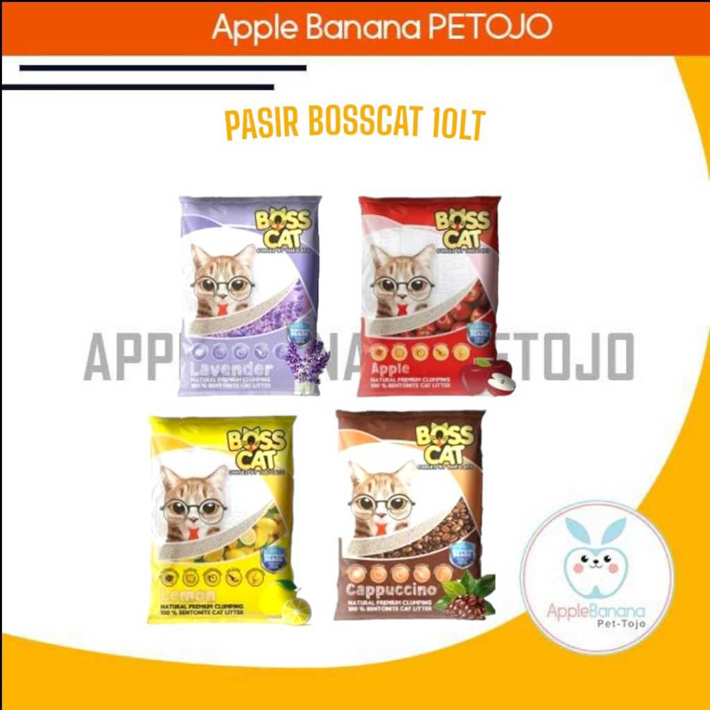 Jual Pasir Kucing Boss Cat 10 Litter | Pasir Wangi - Bentonite Gumpal | Shopee Indonesia