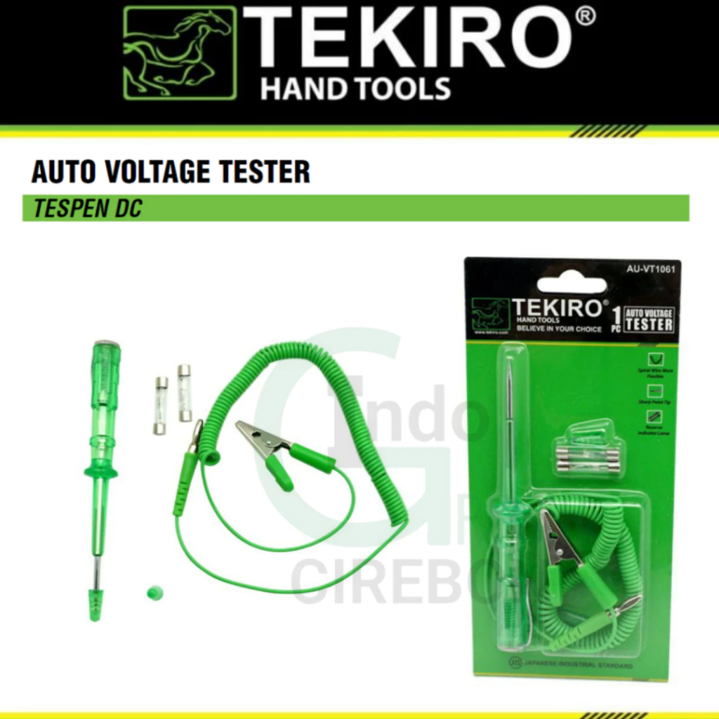 Jual TEKIRO Tespen Dc Listrik Auto Voltage Tester Test pen Dc Alat Tes ...