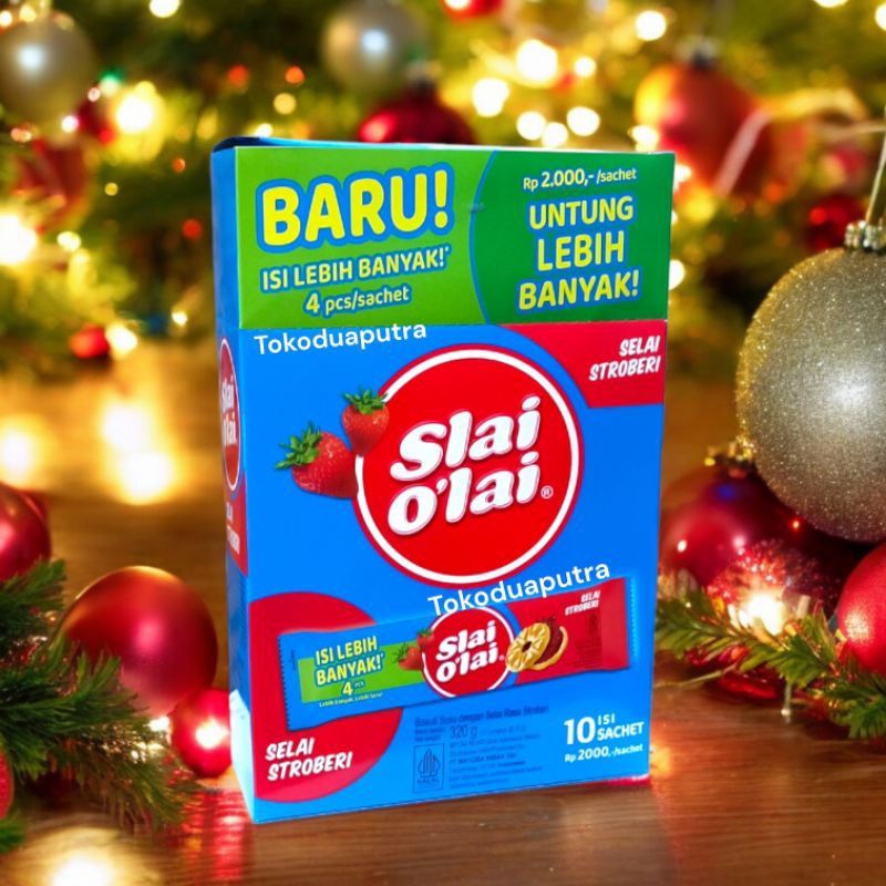 Jual slai olai strawberry 1 box isi 10 sachet | Shopee Indonesia