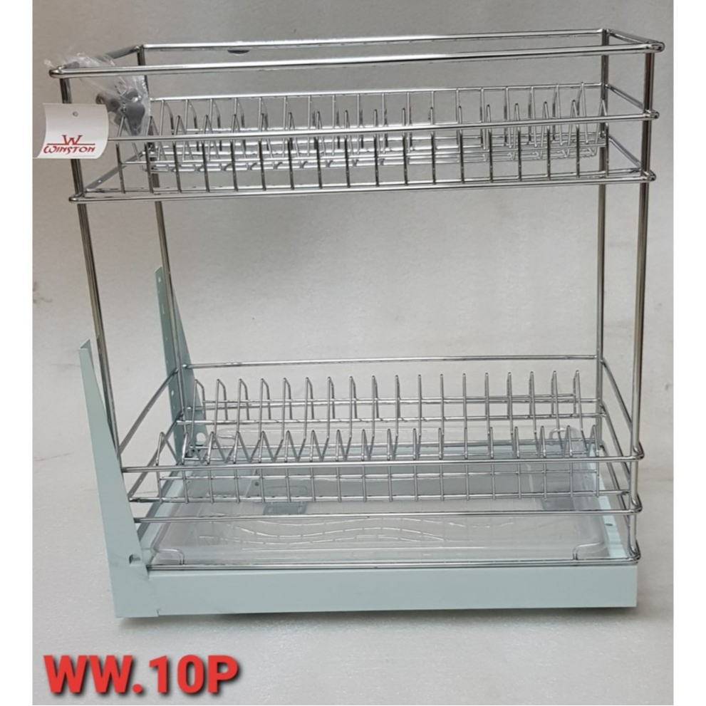 Jual PROMO SPECIAL !!! RAK TARIK PIRING 2 SUSUN STAINLESS WW 10 P SS ...