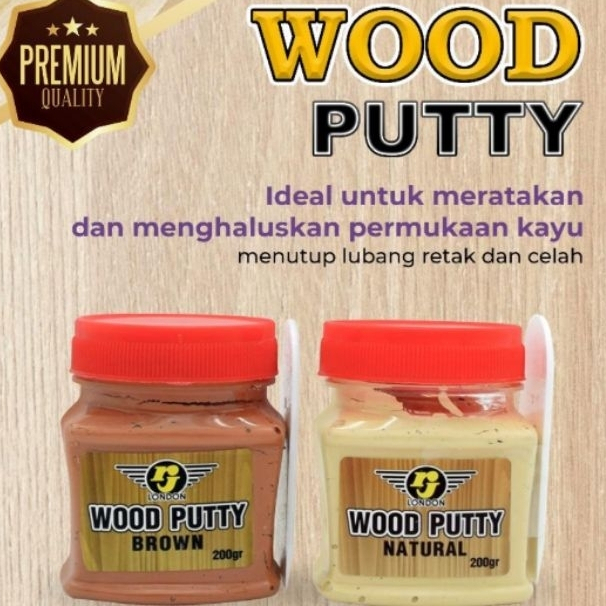 Jual Dempul kayu instant RJ plamir kayu wood putty 200gr | Shopee Indonesia