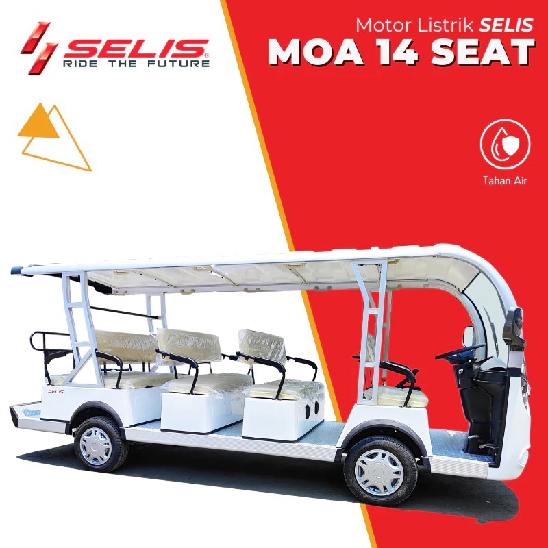 Jual (BOOKING FEE) SELIS - Mobil listrik Moa 14 Seat ( Mobil Angkut ...