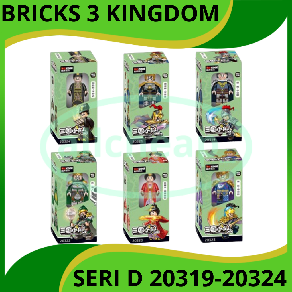 Jual DECOOL BRICK DE COOL BRICKS THREE KINGDOM SAMKOK 3 RAJA XU HUANG ...