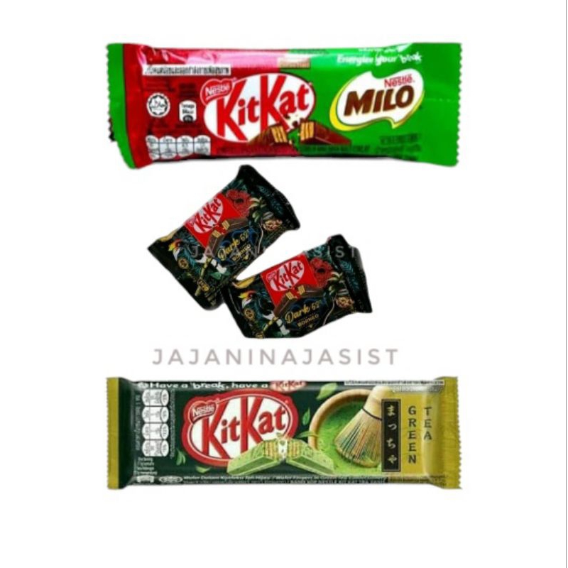 Jual Kitkat chocolate berbagai varian rasa PER PCS/ ECERAN | Shopee ...