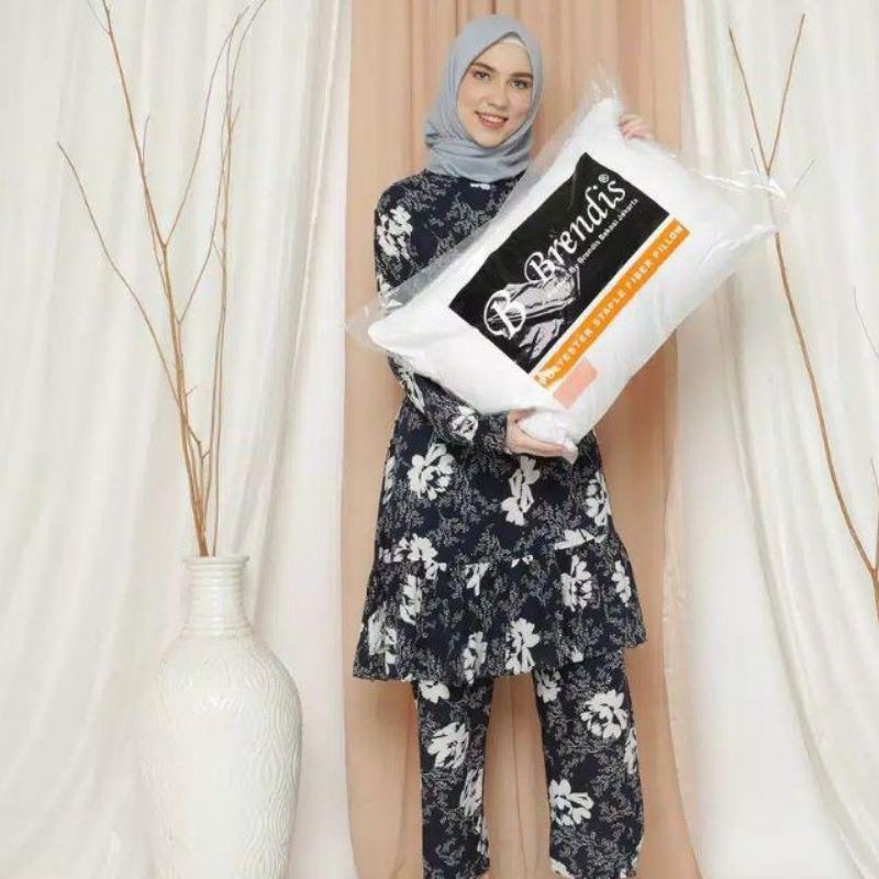 Jual Bantal tidur kepala Brendis Original 100% silikon hotel berbintang super mewah | Shopee ...