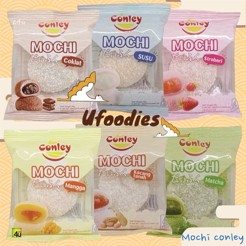 Jual MOCHI VIRAL / MOCHI CONLEY TABUR KELAPA MOCHI DOUBLE COKLAT Enak ...