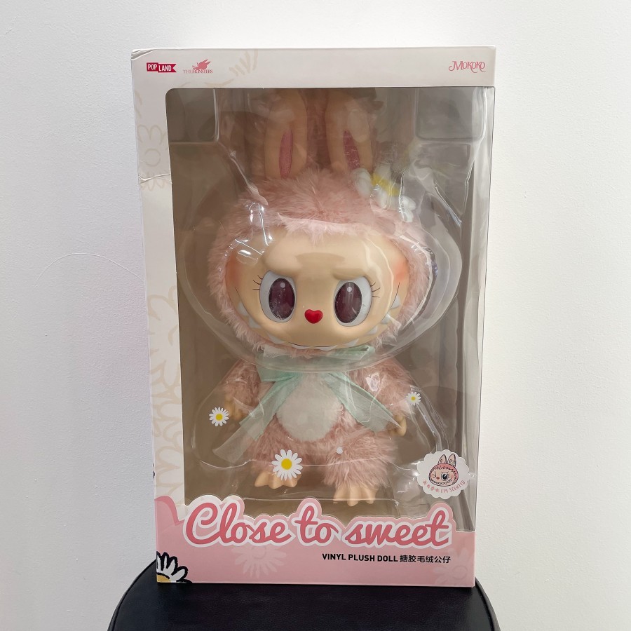 Jual Labubu Pop Mart Mokoko Close To Sweet Vinyl Plush Doll Figure 40cm ...