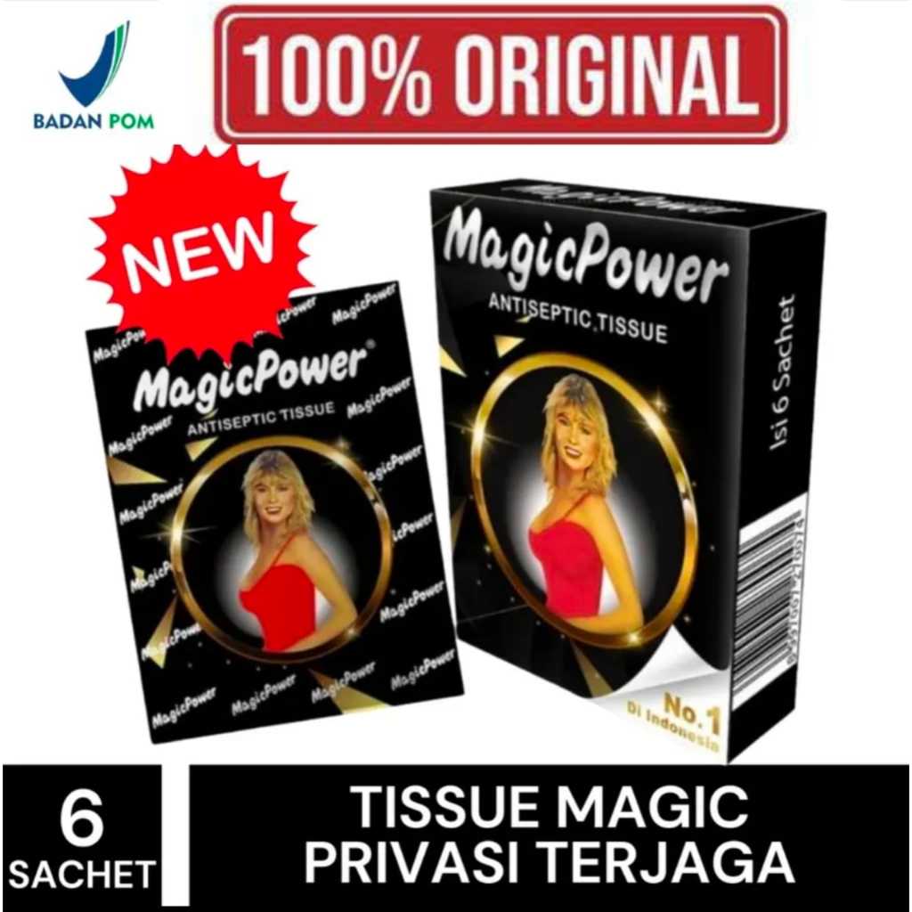 Jual Tissue Magic ORIGINAL Power Tisu Power Magic Classic 1kotak isi 6 ...