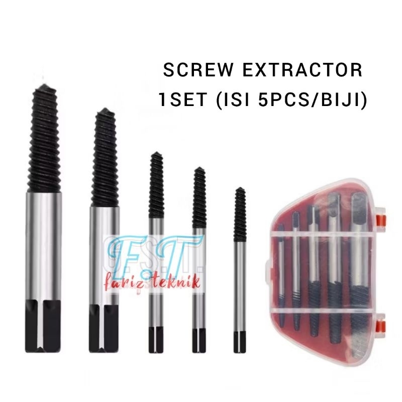 Jual Screw Extractor Alat Pencabut Baut Patah Alat Pembuka Baut Rusak ...