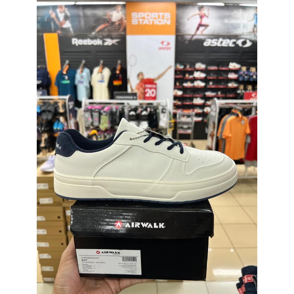 Jual Airwalk Buff Off White/Navy Men Shoes Original | Shopee Indonesia