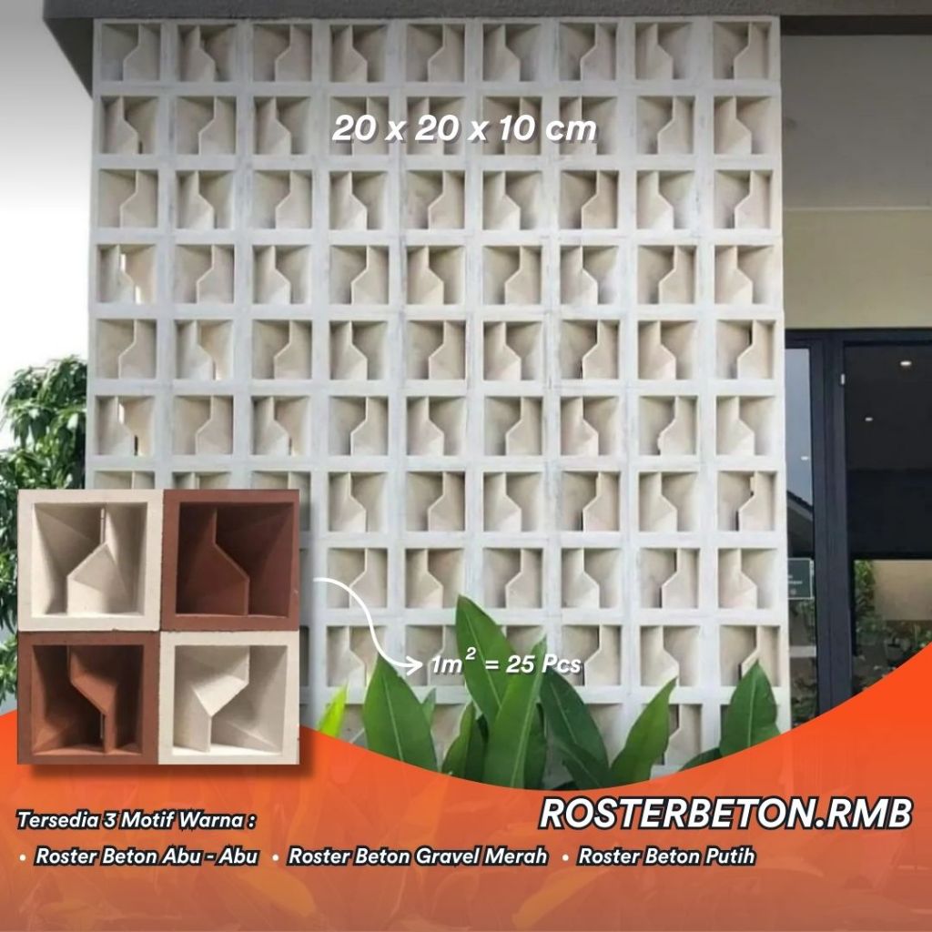 Jual roster beton, roster minimalis, roster lubang angin, ventilasi ...