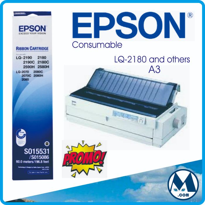 Jual Pita Ribbon Cartridge Printer EPSON LQ-2190 / LQ-2180 / LQ2190 ...