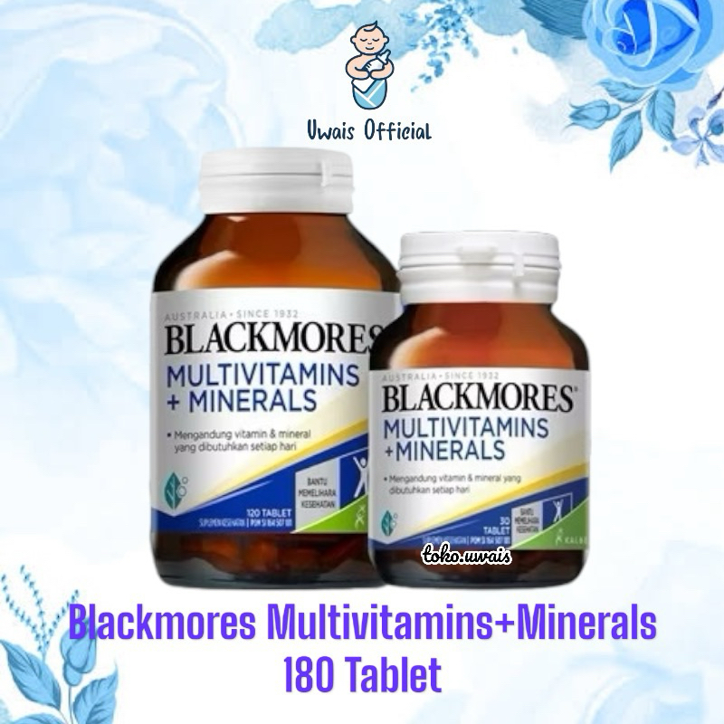 Jual Blackmores Multivitamins + Minerals 1 Tablet Sehari Isi 120 Tablet (Membantu Memelihara ...