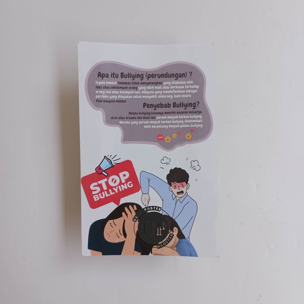 Jual Stiker Apa Itu Bulling - Arti Perundungan - Stop Bullying - Say No ...