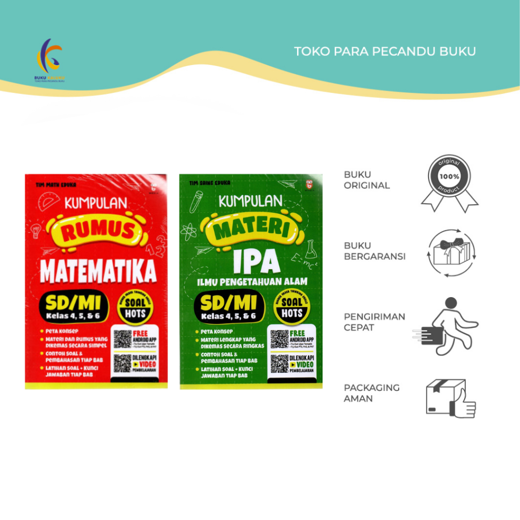 Jual Buku Seri Kumpulan Materi Ipa - Kumpulan Rumus Matematika - Tim ...