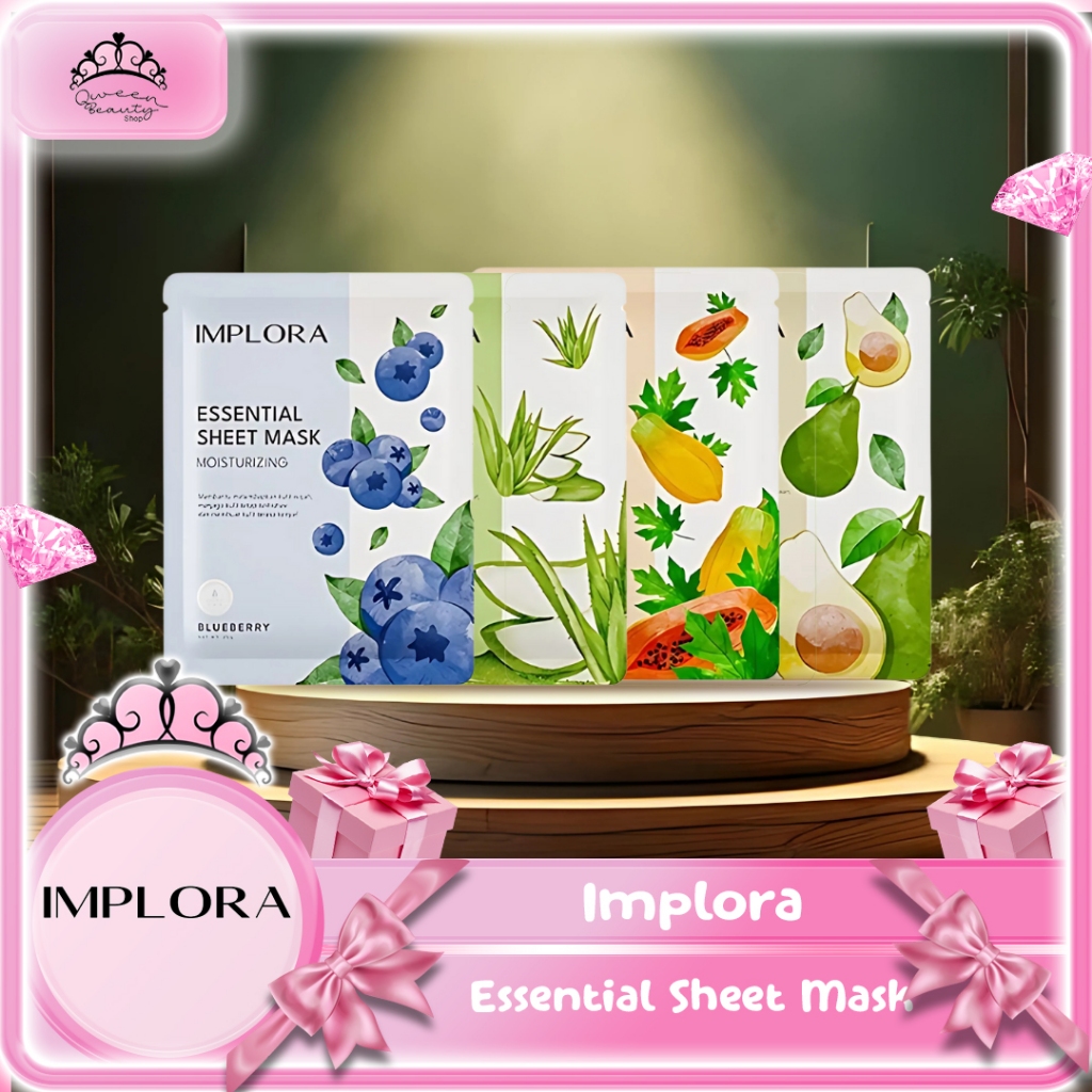 Jual Implora Essential Sheet Mask | Shopee Indonesia