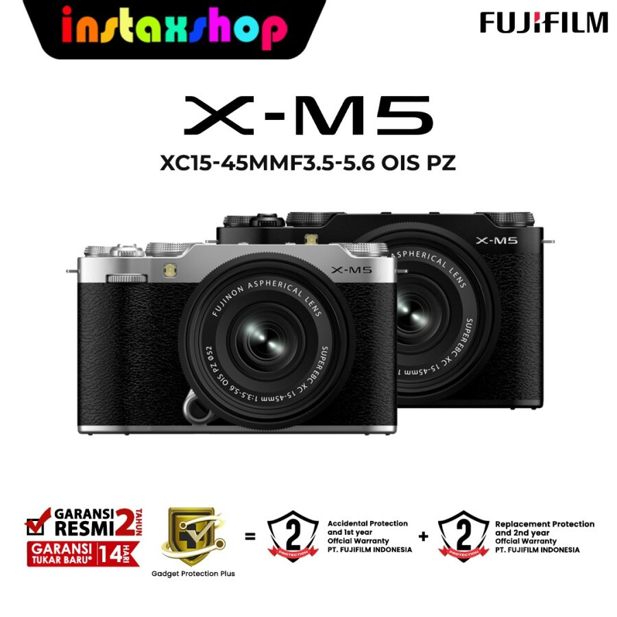 Jual Fujifilm X-M5 XM5 Kit Lens XC 15-45mm Mirrorless Camera | Shopee ...