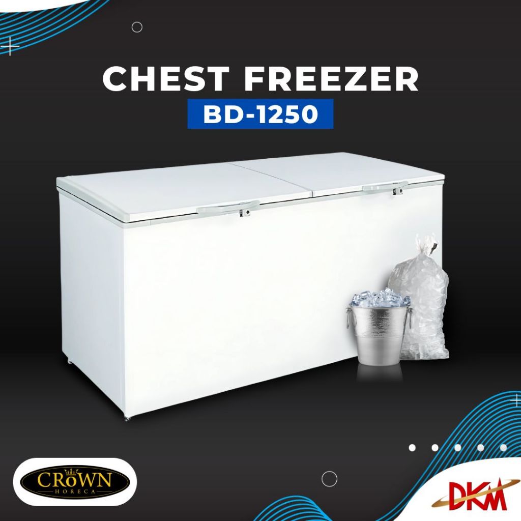 Jual Freezer Box Crown Kapasitas 1250Liter/Freezer Box 2 Pintu BD-1250 ...