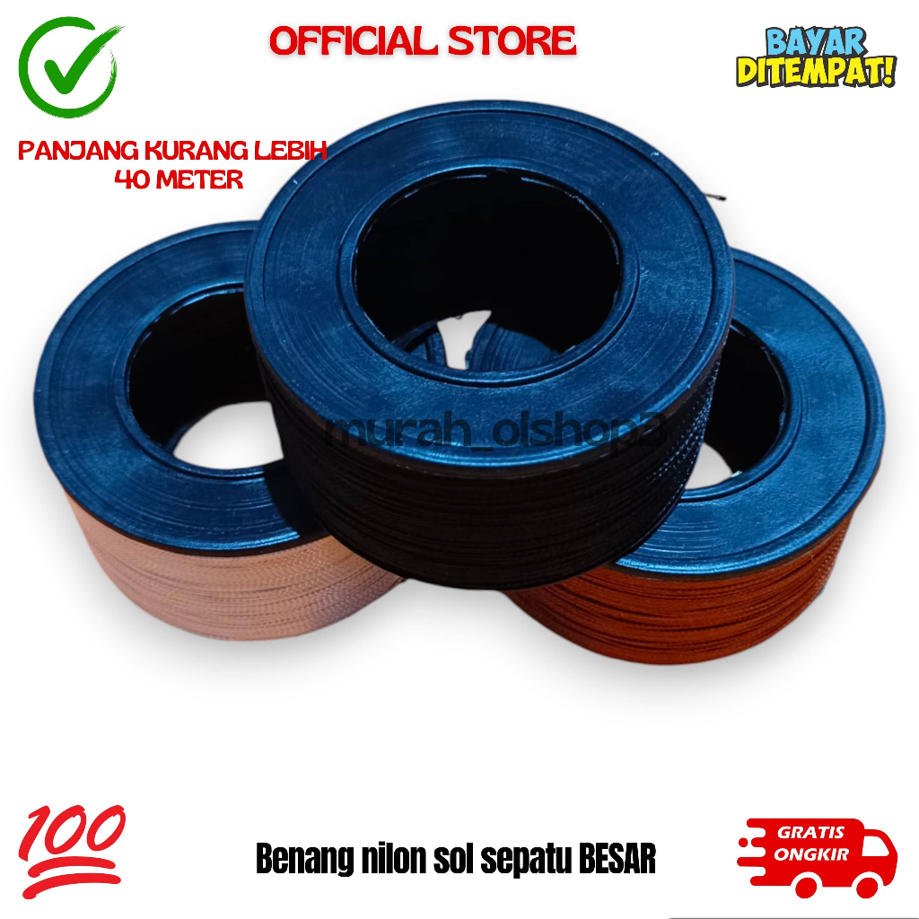 Jual Benang Jahit Sepatu Benang Nilon Besar | Shopee Indonesia