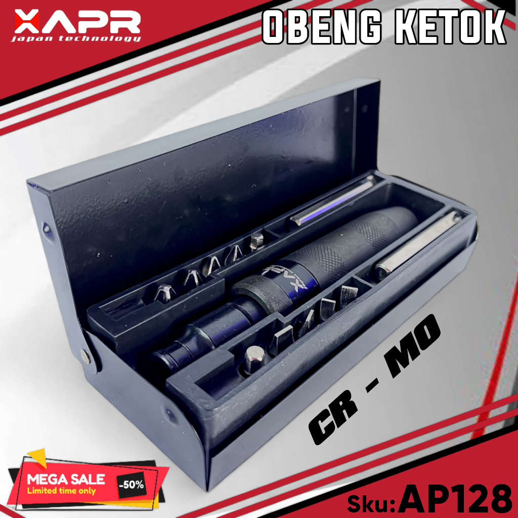 Jual APR Obeng Ketok Set 13pcs - AP128 1/4 INCH CR-V Baja Nano APR ...