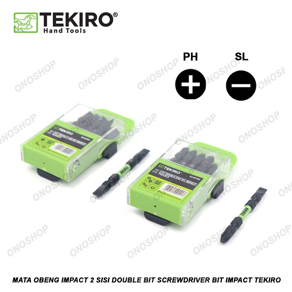 Jual Mata Obeng Impact 2 Sisi Double Bit Screwdriver Bit Impact Tekiro ...