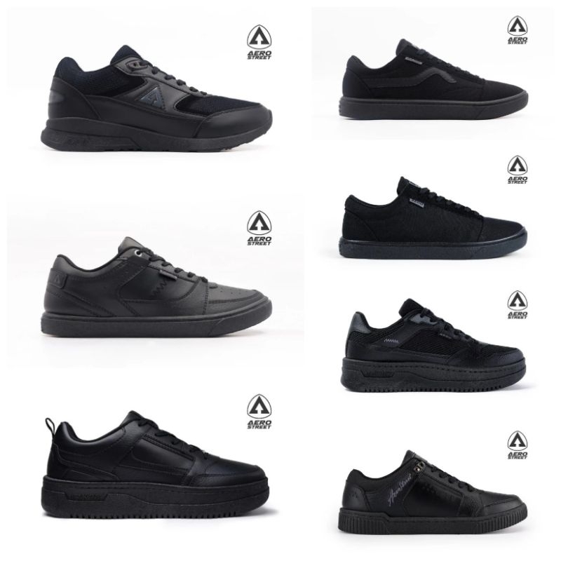 Jual Aerostreet All Black Hitam Series | Shopee Indonesia