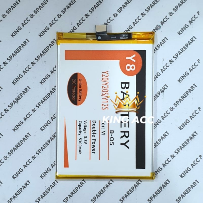 Jual BATERAI BATRE BATERE BATTERY VIVO Y20 Y20I Y12S B-05 Y8 DOUBLE ...