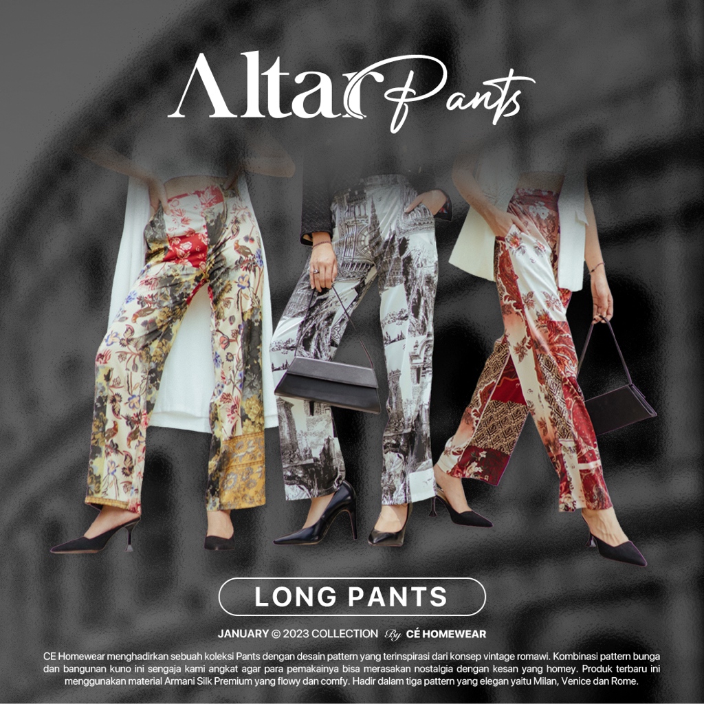 Jual Ce homewear - Altar Pants - celana panjang santai ootd kekinian ...