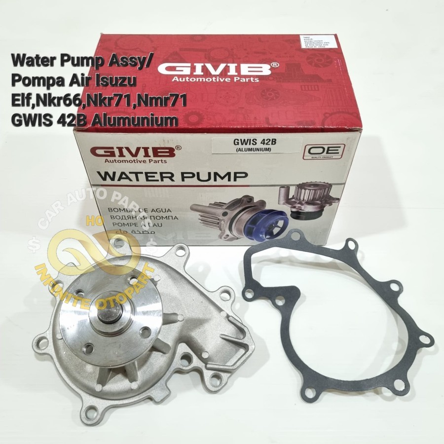 Jual WATER PUMP ASSY POMPA AR ELF NKR71 NKR66 NMR71 ALUMINIUM GWIS 42B ...