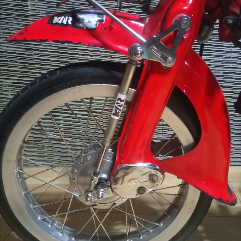 Jual bracket hidrolish shock sok depan fork parkit honda pispot c50 c70 ...