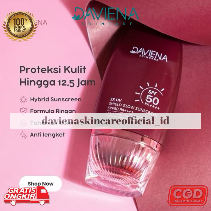 Jual Sunscreen Daviena Skincare SPF 50++ Sunscren Sunscrin Suncrine ...