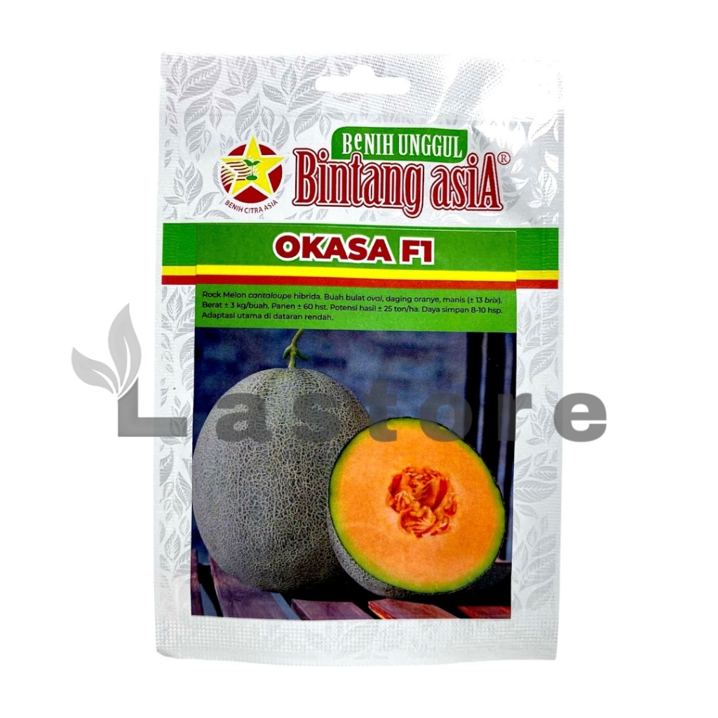 Jual Benih Melon OKASA F1 Isi 0.5 gram Benih Bintang Asia | Shopee ...