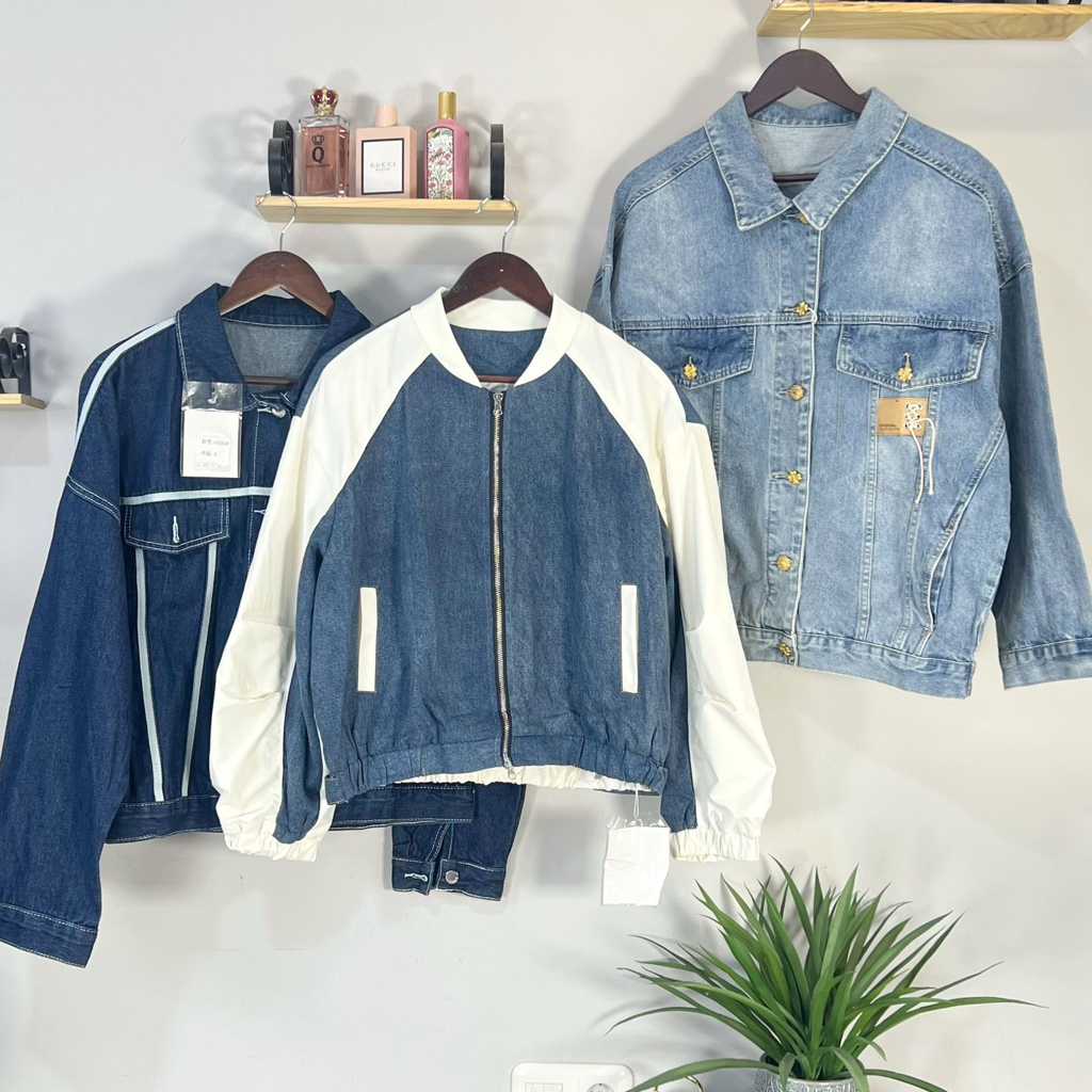 Jual DARLI OUTER DENIM Thic Jacket All Varian 48-90 95kg Cek Varian ...