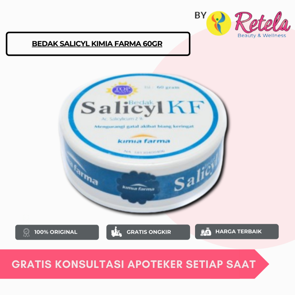 Jual bedak Salicyl Talk 60 g kimia farma | Shopee Indonesia