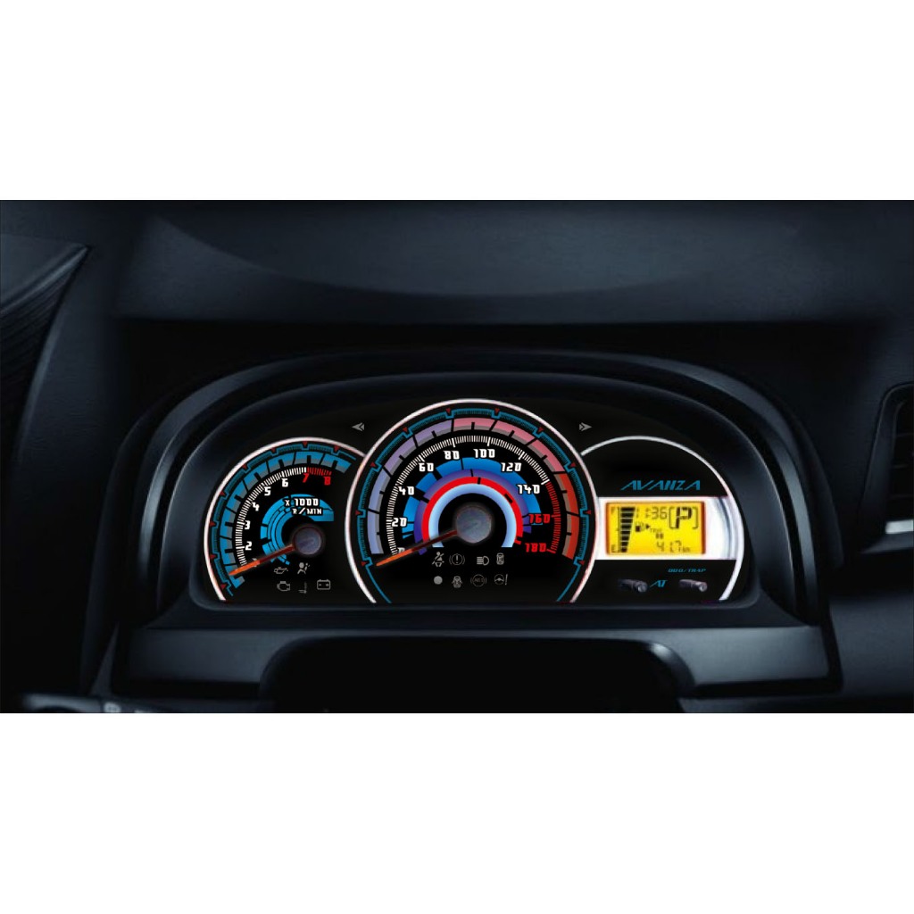 Jual Custom Speedometer Mobil Avanza Blue Technology V2 | Shopee Indonesia