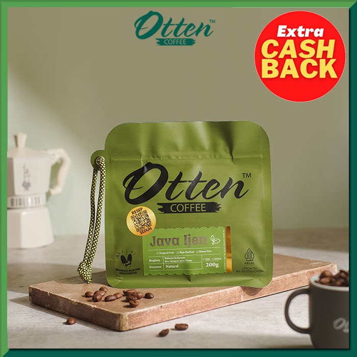 Jual Kopi Arabica Java Ijen Natural Process 200g - Biji / Bubuk Kopi ...