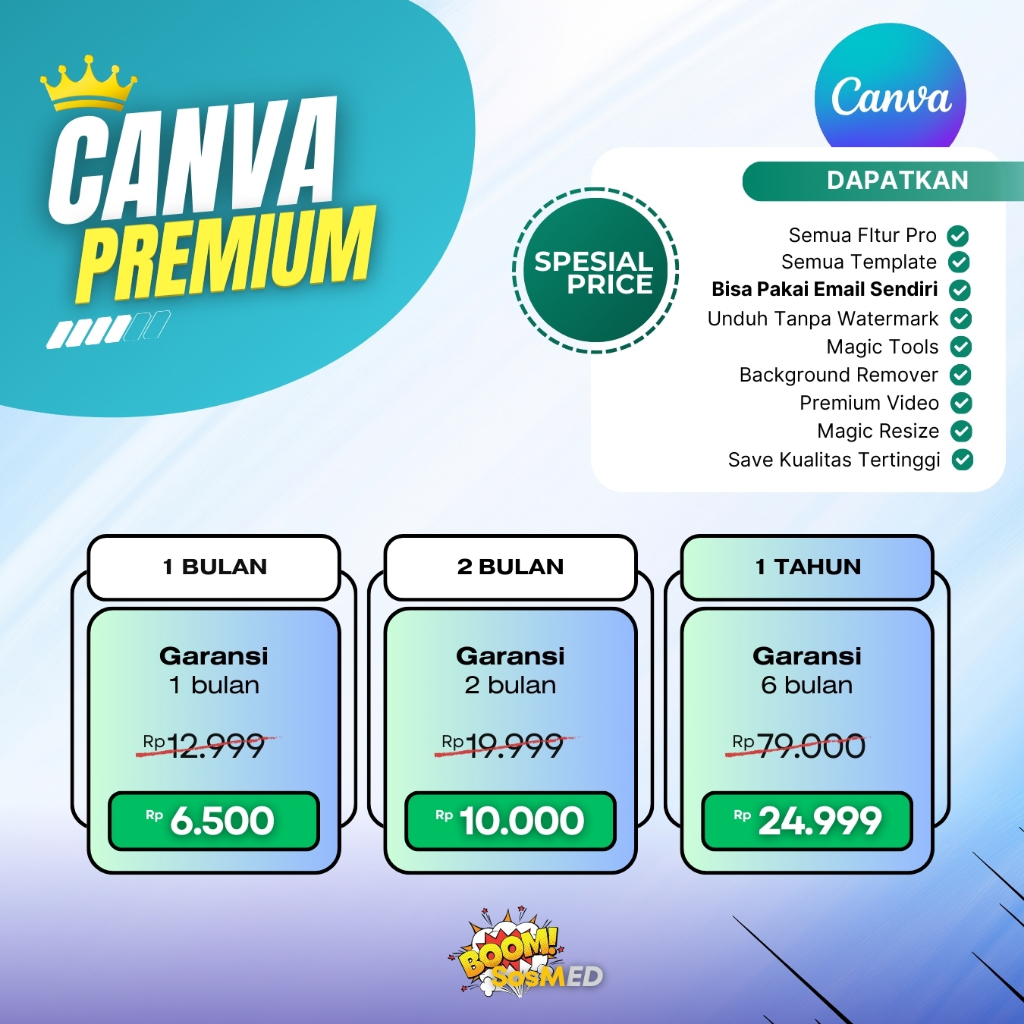 Jual Canva Pro Resmi Garansi | Shopee Indonesia