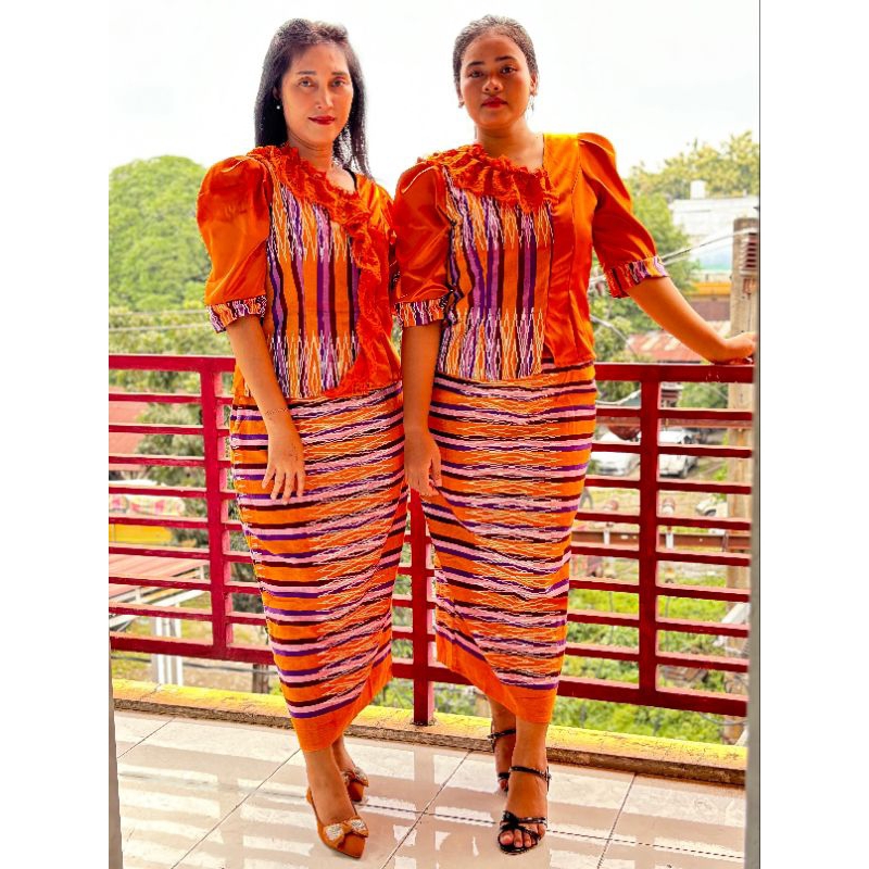 Jual Set Tenun Etnik Ulos Sibolang Rasta - Setelan Batik Batak By Miss Nauli | Shopee Indonesia