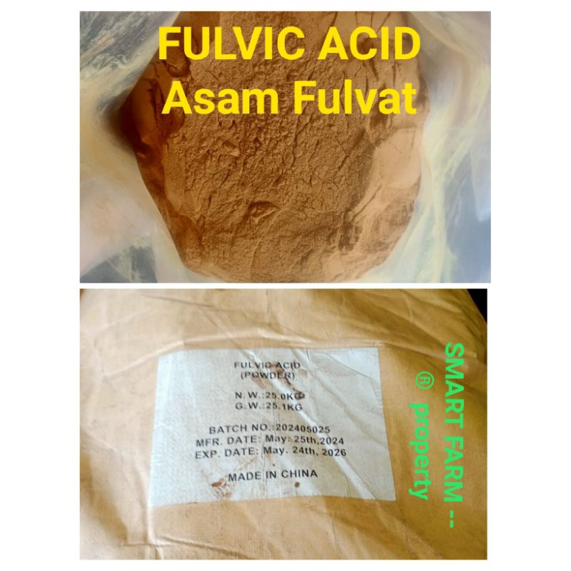 Jual ASAM FULVAT 500gr-1Kg (Fulvic Acid 92% ; Asam Amino 5%) | Shopee ...