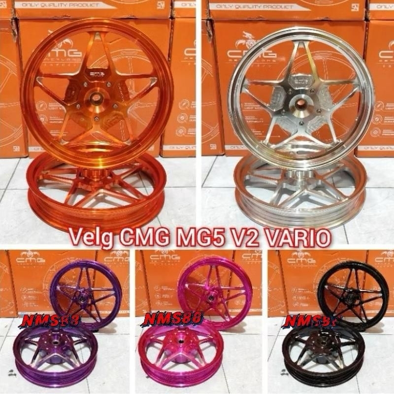 Jual Velg CMG MG5 Bintang V2 Vario 110 125 150 160 Stylo CBS Vario 160 ...