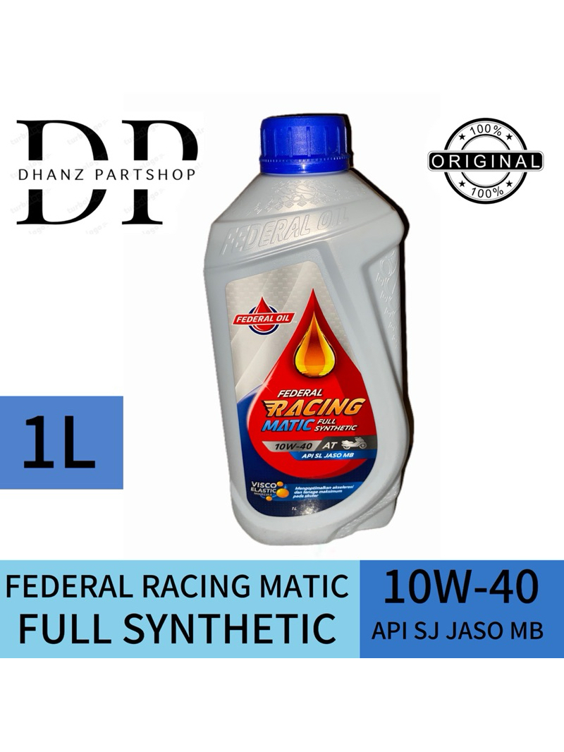 Jual OLI FEDERAL RACING MATIC 10W-40 UNTUK ALL MATIC 1L ORIGINAL ...