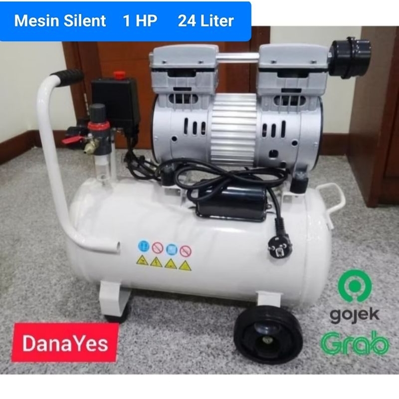 Jual MORRIS Kompresor Compresor Compressor Angin Listrik SILENT 1 HP ...