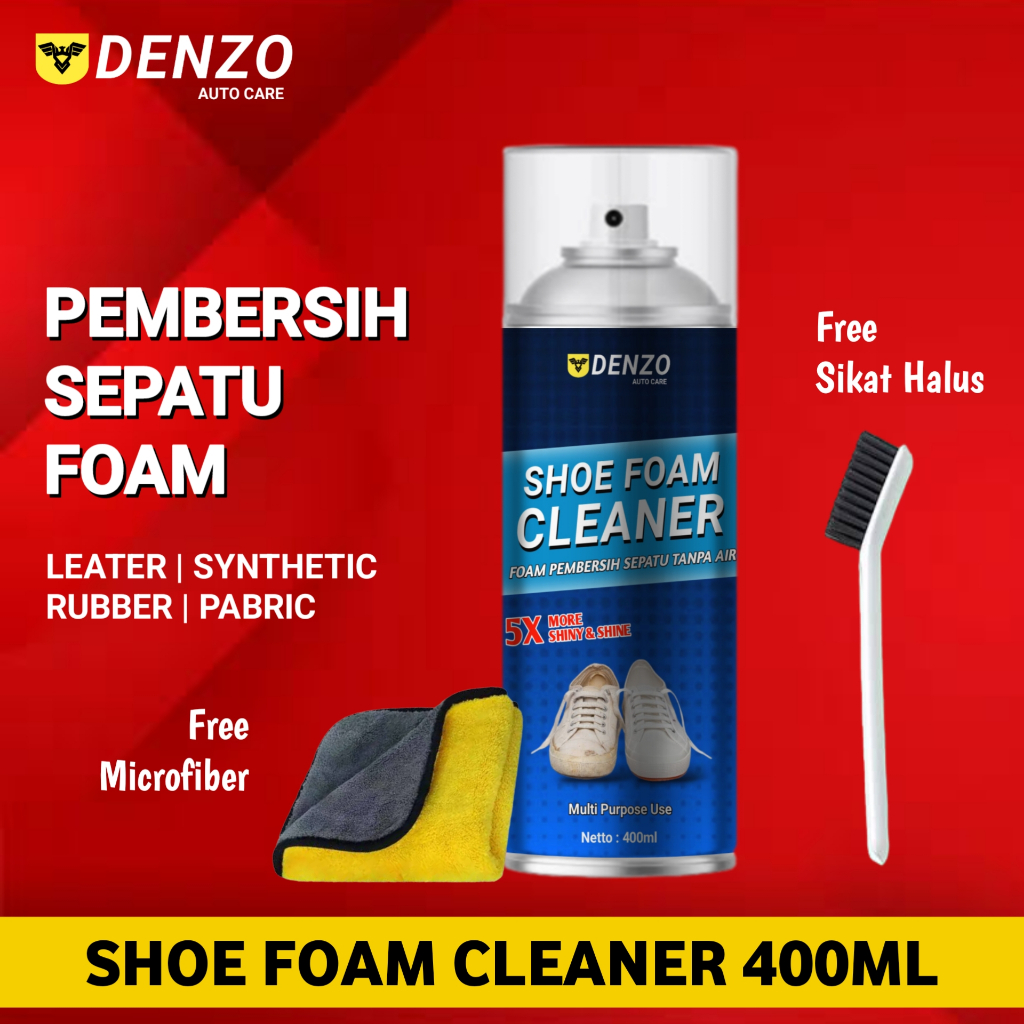 Jual Denzo Foam Shoes Cleaner / Shoes Cleaner - Pembersih Sepatu ...