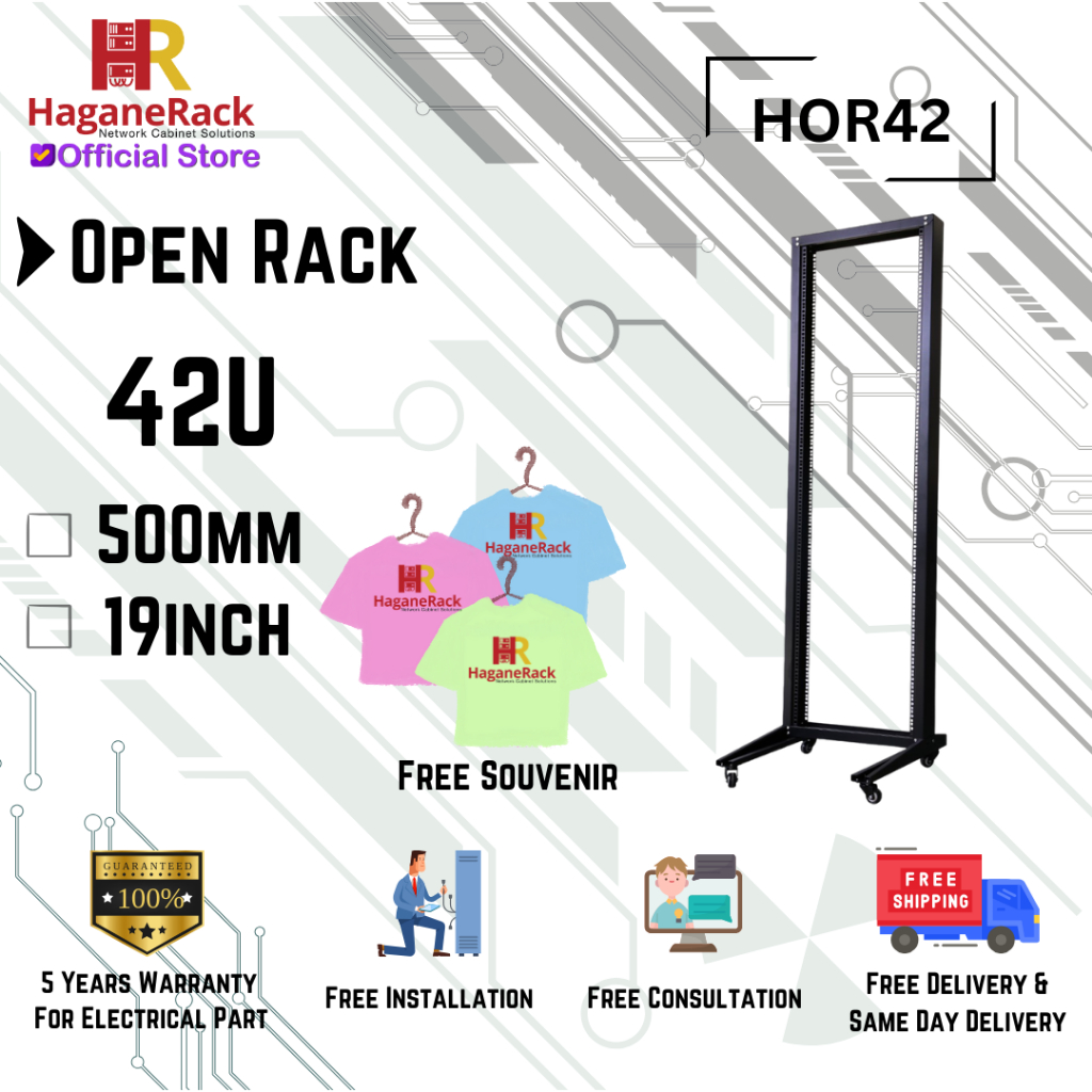 Jual OPEN RACK 42U - HaganeRack - Rack Server | Shopee Indonesia