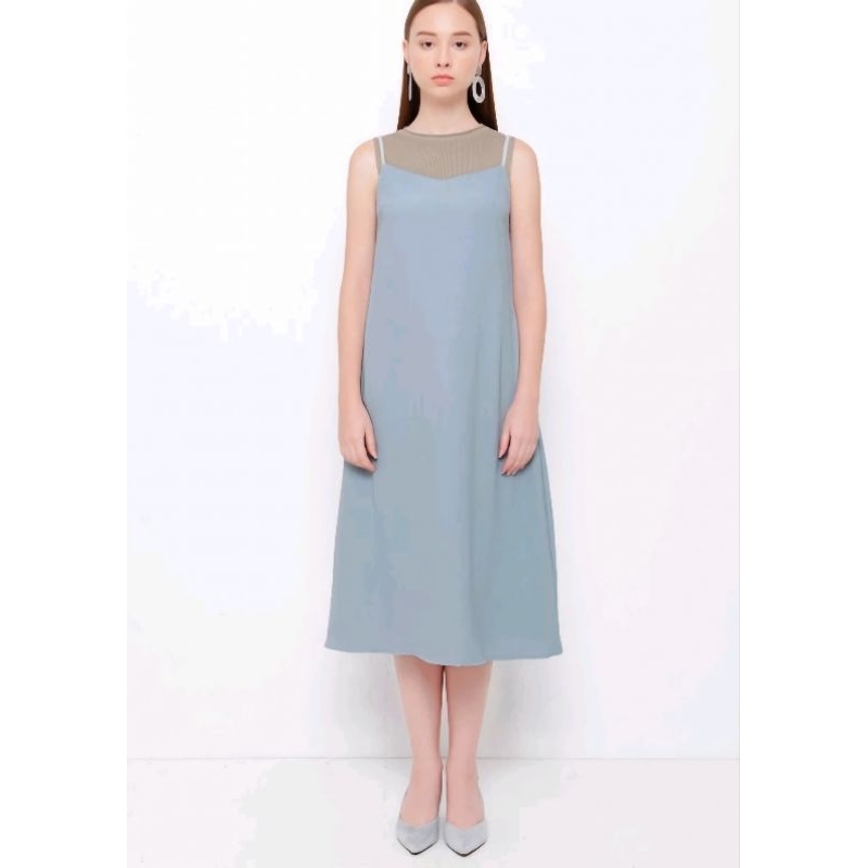 Jual Chocochips- Keith Dress Blue ( Preloved) | Shopee Indonesia