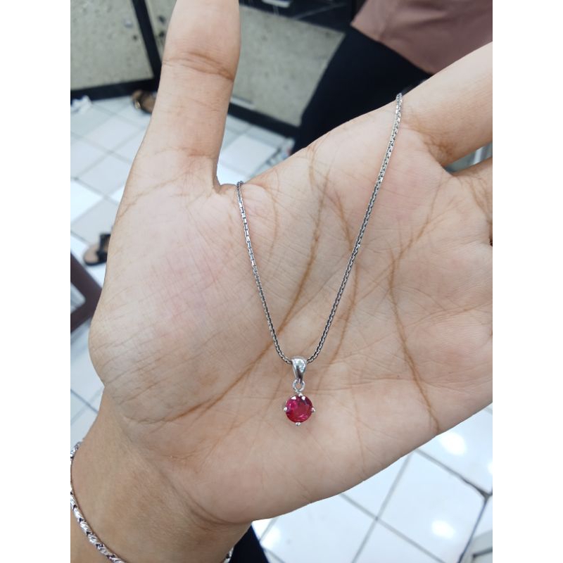 Jual kalung koyek mata merah (silver 925) | Shopee Indonesia